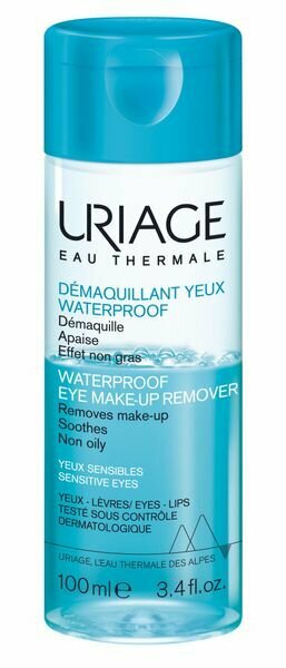 Средство для снятия водостойкого макияжа с глаз для чувствительной кожи Uriage/Урьяж фл. 100мл