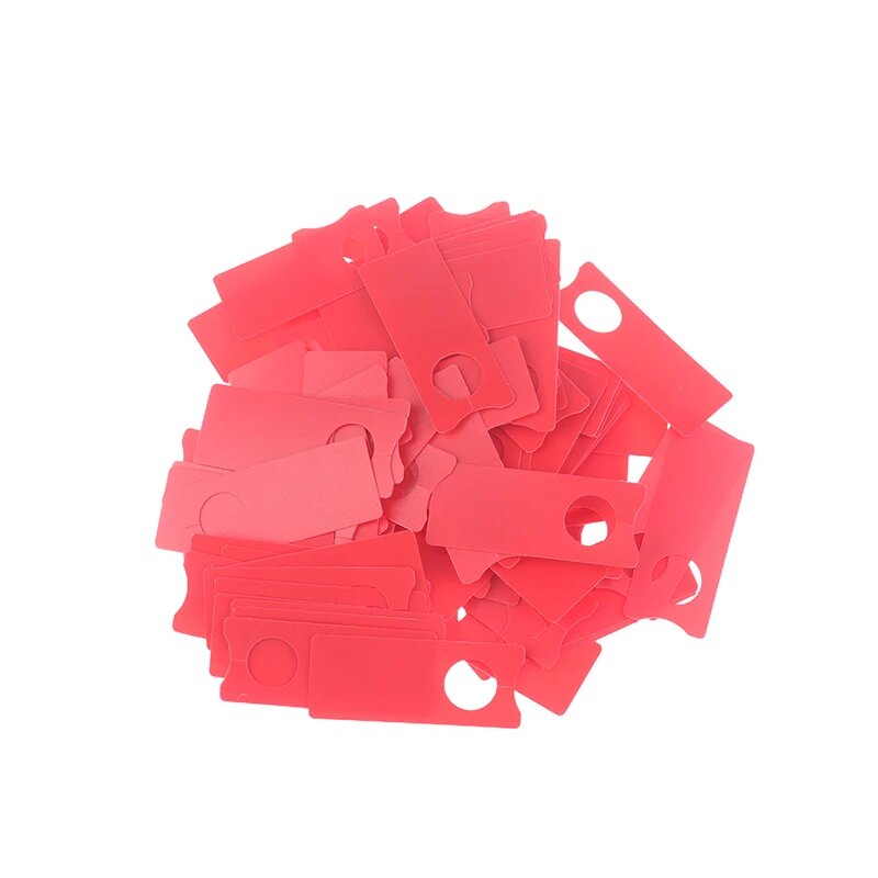 Пластиковые садовые бирки 100 шт Red