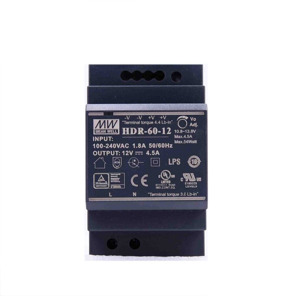 Блок питания MW HDR-60-12 60W 12V (нов)