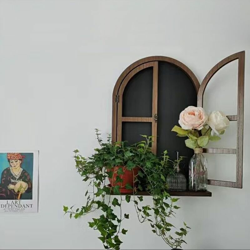 Фальш-окно настенное для декора интерьера стильное украшение и атмосфера уюта