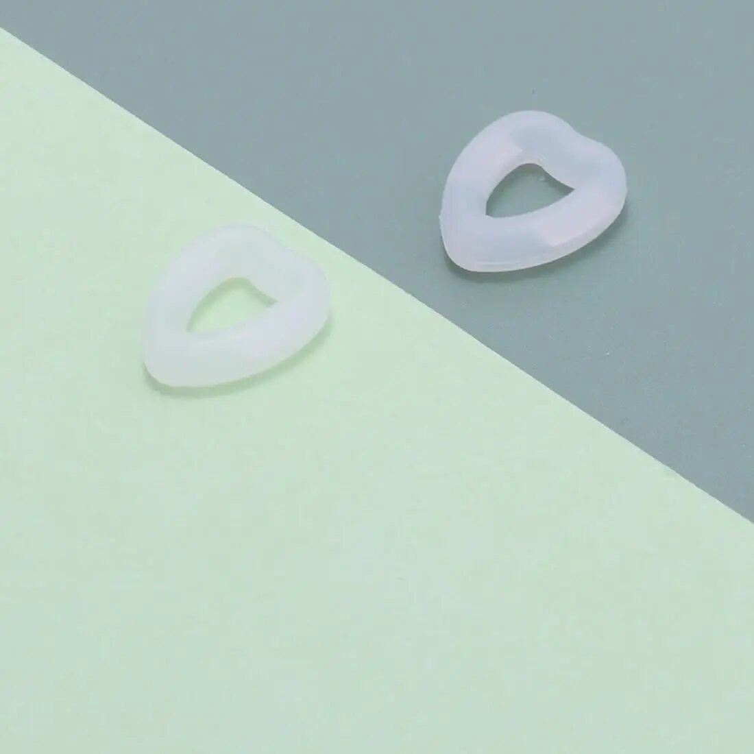 Противоскользящие силиконовые зажимы для очков KAIGOTOQIGO Голубой, белый