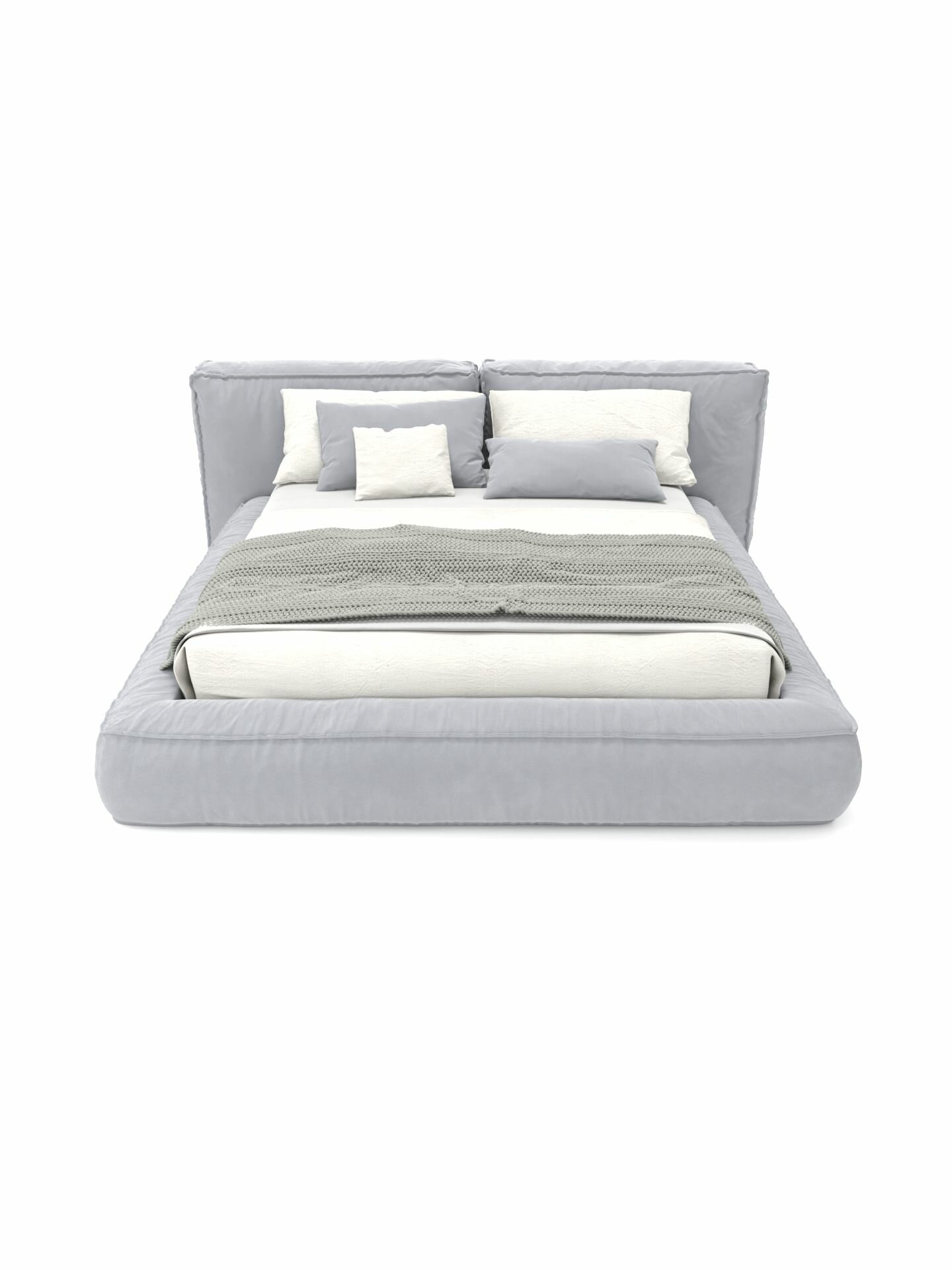 Бональдо - кровать двуспальная, спальное место 200х180, без матраса