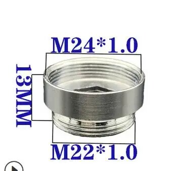 Латунный переходник для аэратора DN020036 Male 22 to female 24