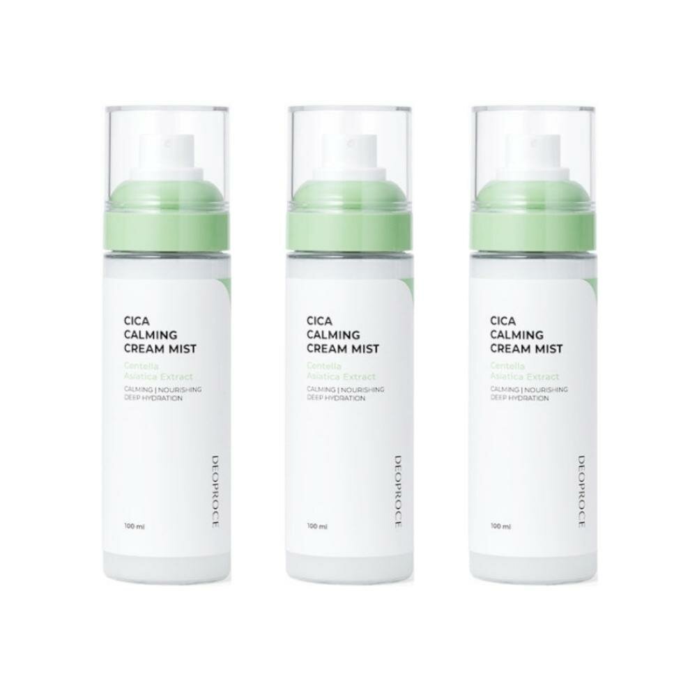 Крем-мист Deoproce для лица CICA CALMING CREAM MIST, 100 мл, 3 шт