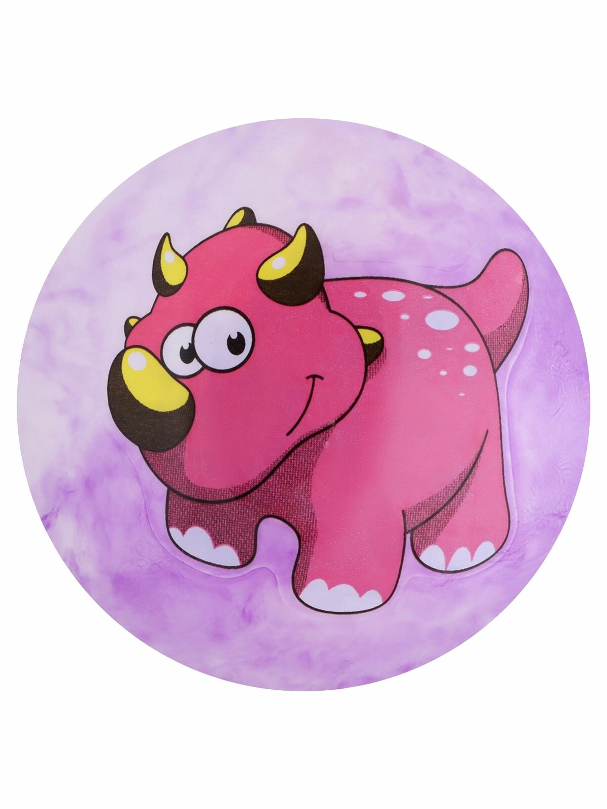 Надувной детский мячик "Динозаврики", мяч для подвижных летних игр на свежем воздухе, спортивный инвентарь для дома и улицы, диаметр 25 см, микс