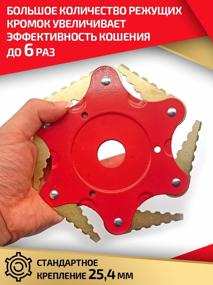 Насадка на триммер для кошения травы и кустов, диск для триммера мотокоса