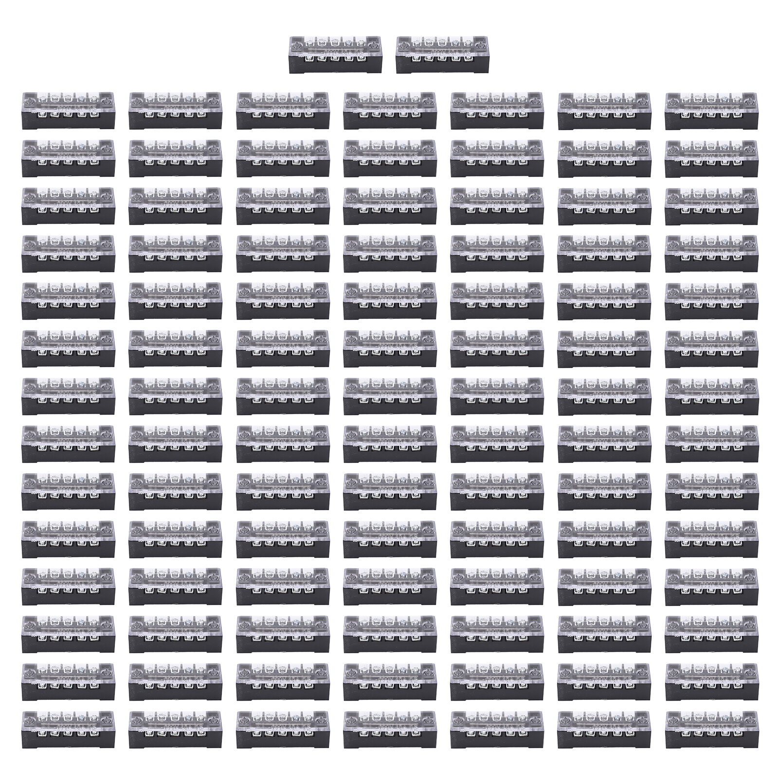 Клеммная колодка TB-1505L, 5 контактов, 600 В, 15 А, двухрядные винтовые клеммы, для распределительных коробок и шкафов.