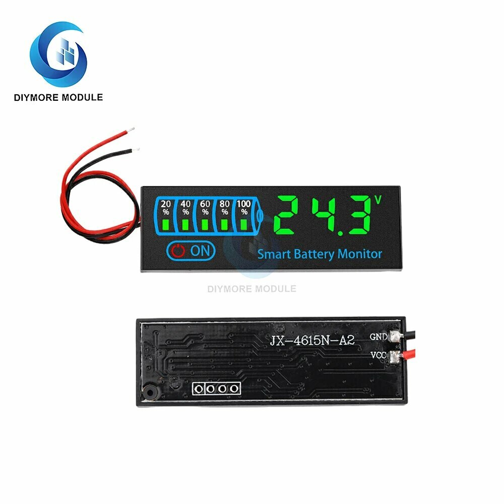Модуль мониторинга батареи diymore 24.3V, Green