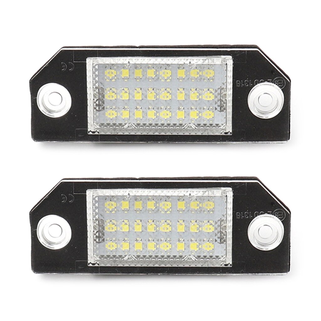 Водонепроницаемая и пыленепроницаемая светодиодная лампа для номерного знака автомобиля, освещение номерного знака автомобиля, надежная работа для C-MAX MK2 03-08