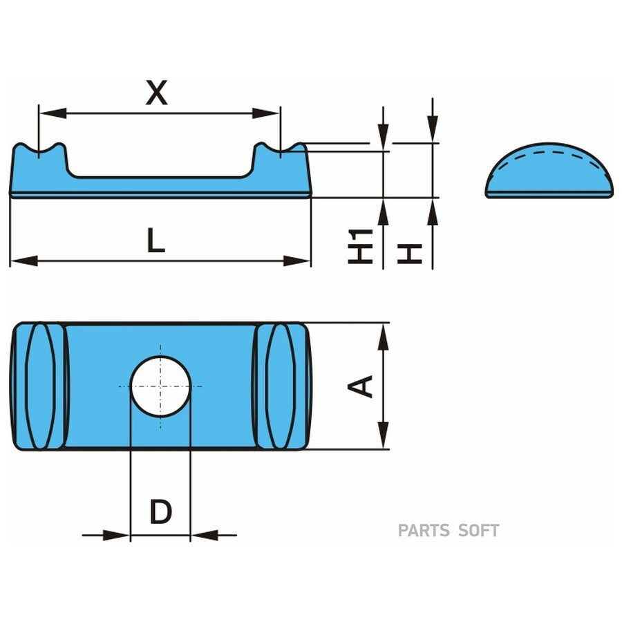 Пластина крепления рессоры !(м)143x180\BPW от официального дистрибьютора, BPW, артикул 0314510400