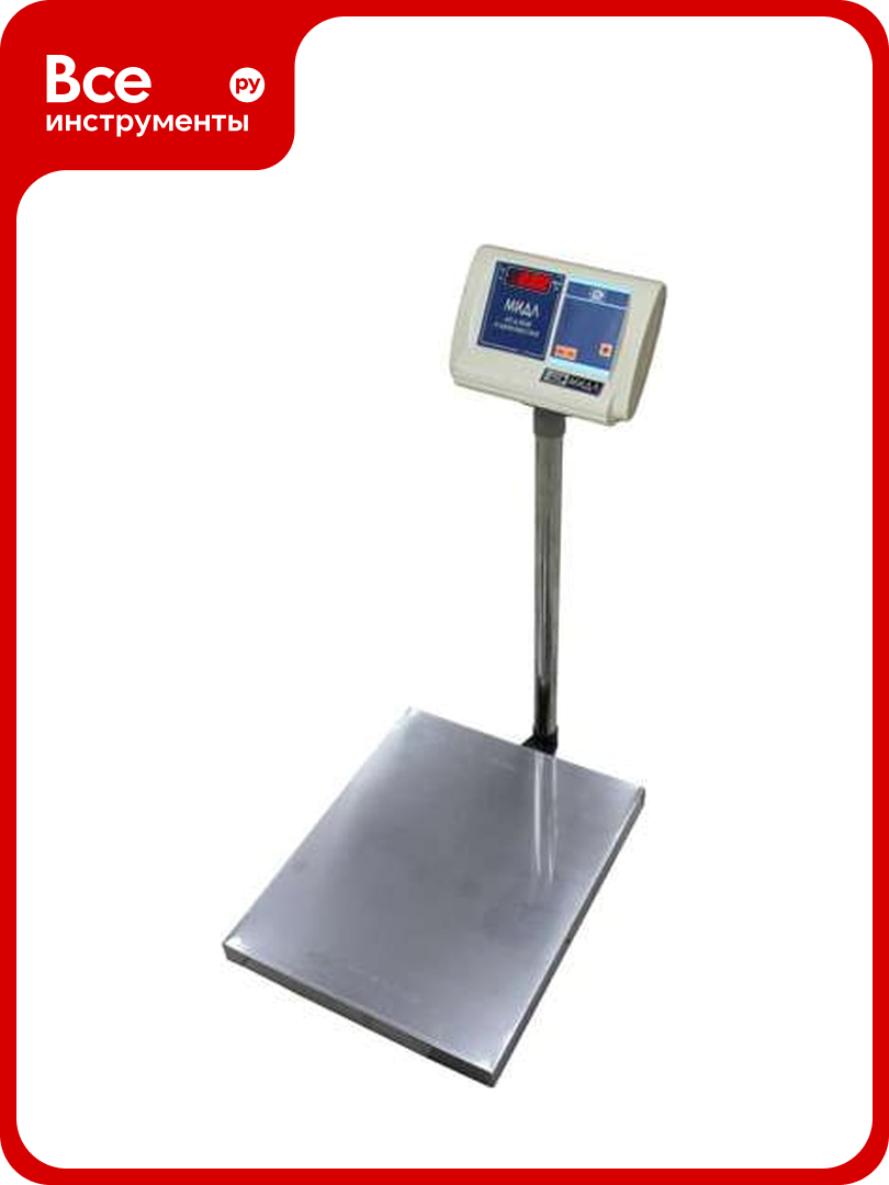 Весы Middle МП 150 ВДА Ф-320/50, нержавеющая сталь Восточный Базар 400x500, из гладкой нержавеющей стали