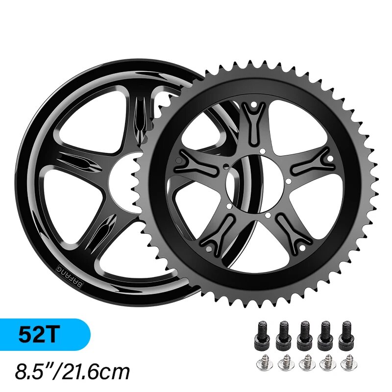 Звездочка BAFANG 52T, цвет BBS