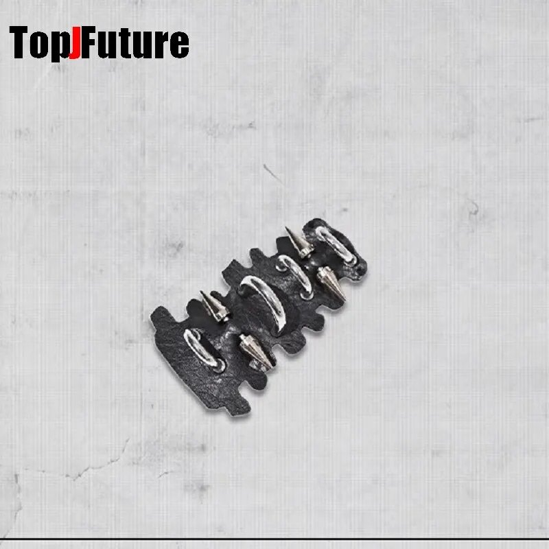 Субкультура, готическая Лолита, заколки для волос Y2K для девочек, Harajuku, женское кожаное кольцо с заклепками в стиле панк, шпилька для волос, головной убор, зажим в стиле панк, заколки для волос