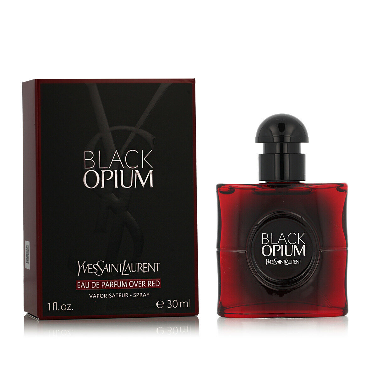 Yves Saint Laurent Black Opium Over Red, Eau de Parfum, женский цветочно-фруктовый аромат, 30 мл