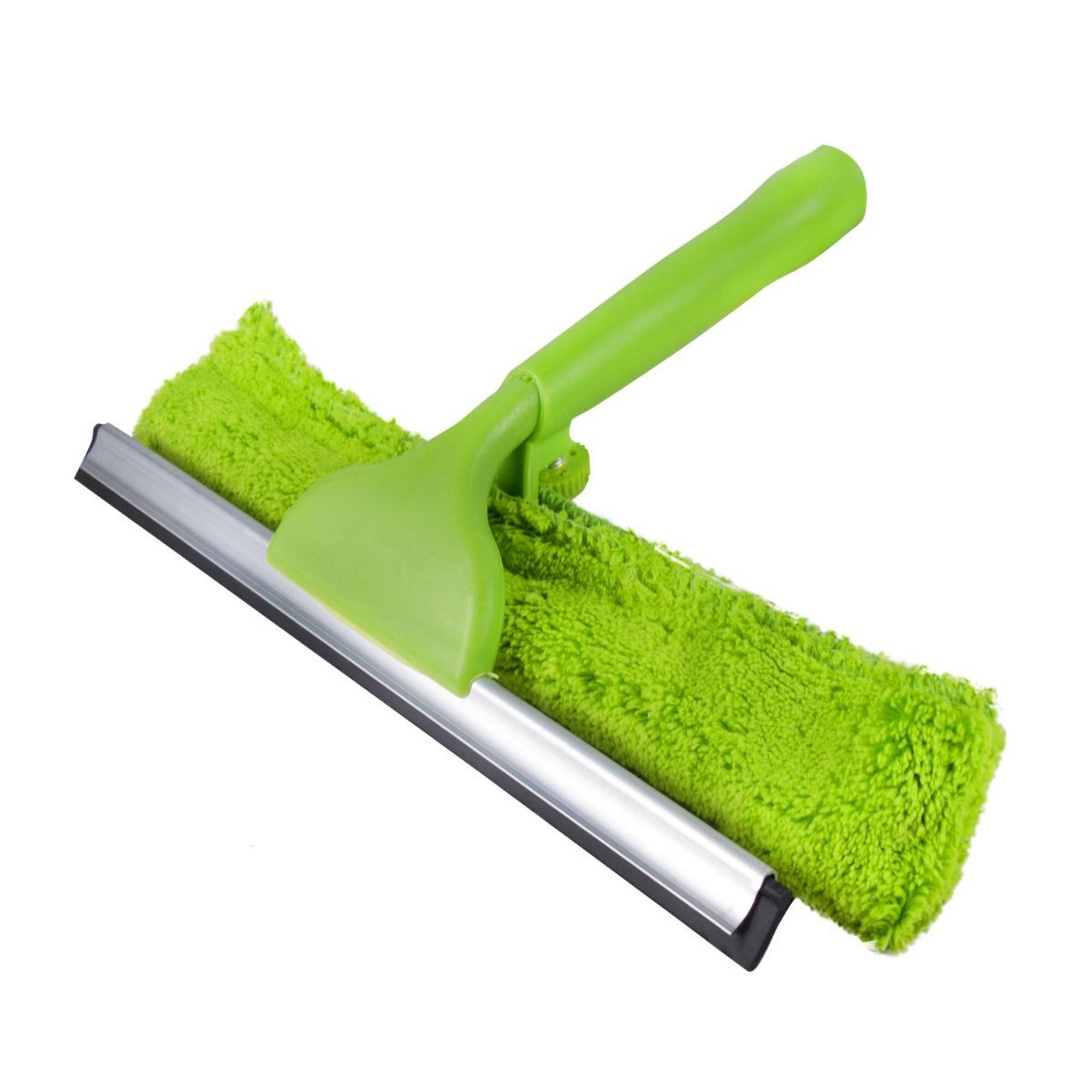 Окномойка York двусторонняя, с насадкой из микрофибры, цвет салатовый