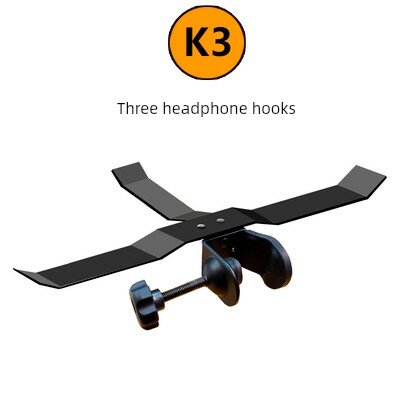 Усилитель-разветвитель для студийных наушников Gottomix AS002, кронштейн-стойка для наушников Три крючка для наушников