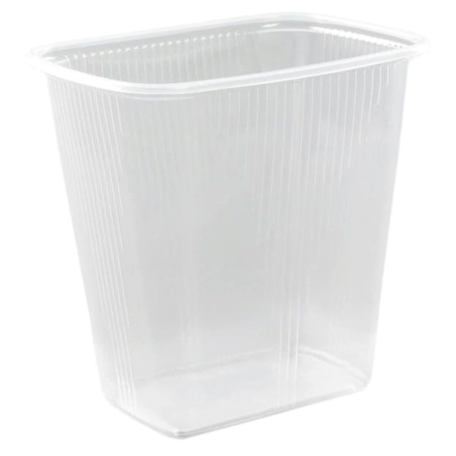 Одноразовый контейнер 500 мл, комплект 100 шт, Без крышки, 10882 мм прозрачные, ПП, юпласт, 2шт.