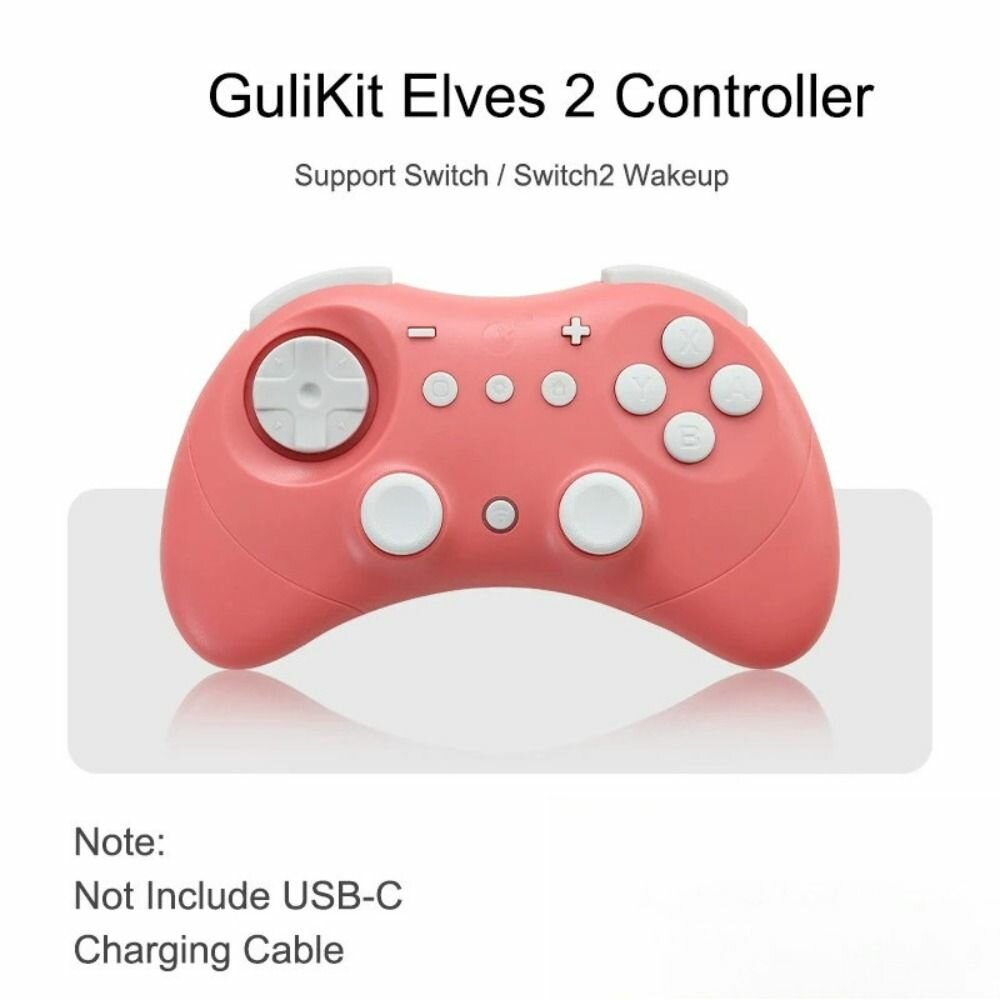 GuliKit NS58 Elves 2 Контроллер: Универсальная Совместимость С Switch 2, ПК, Android И IOS С Функцией Пробуждения Gamepad