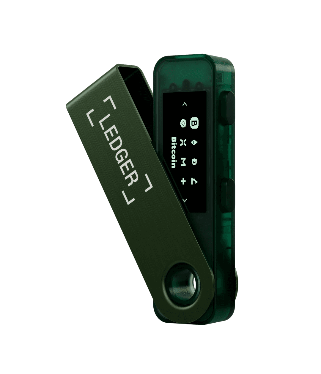 Аппаратный криптокошелек Ledger Nano S Plus Emerald Green - холодный кошелек для криптовалюты