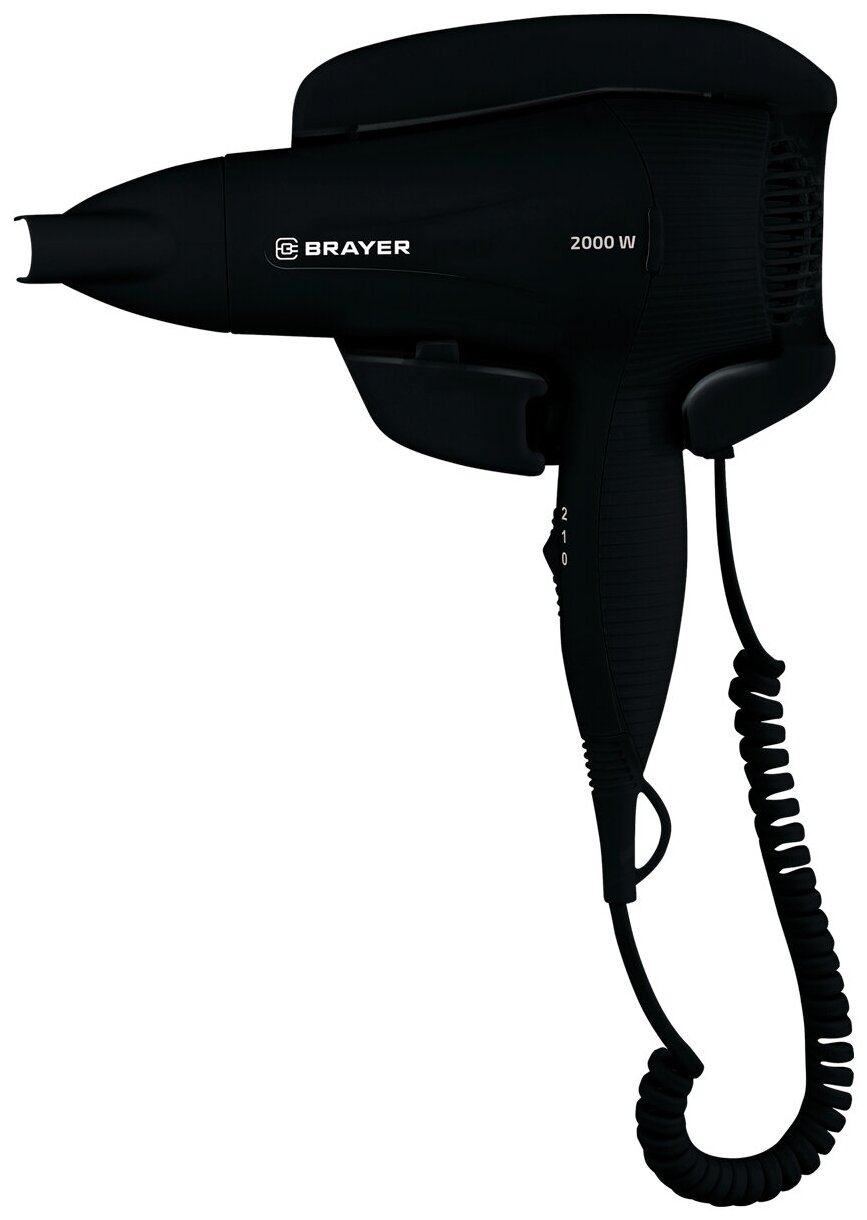 Фен настенный Brayer BR3021BK