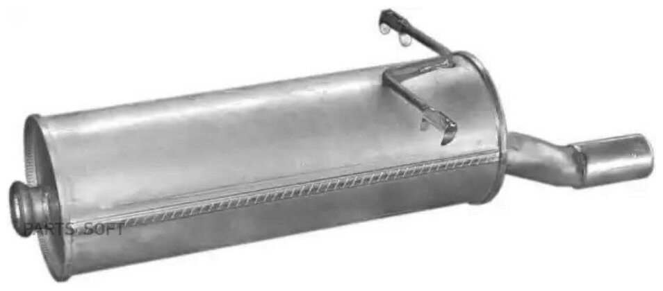Глушитель задняя часть Polmostrow арт. 04258