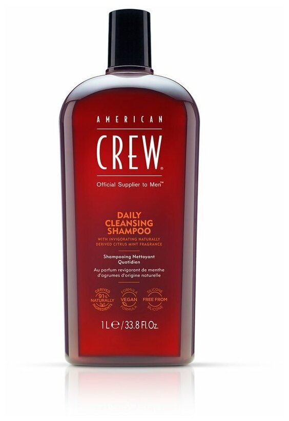 American Crew Daily Cleansing Shampoo - Шампунь очищающий для ежедневного ухода 1000 мл.