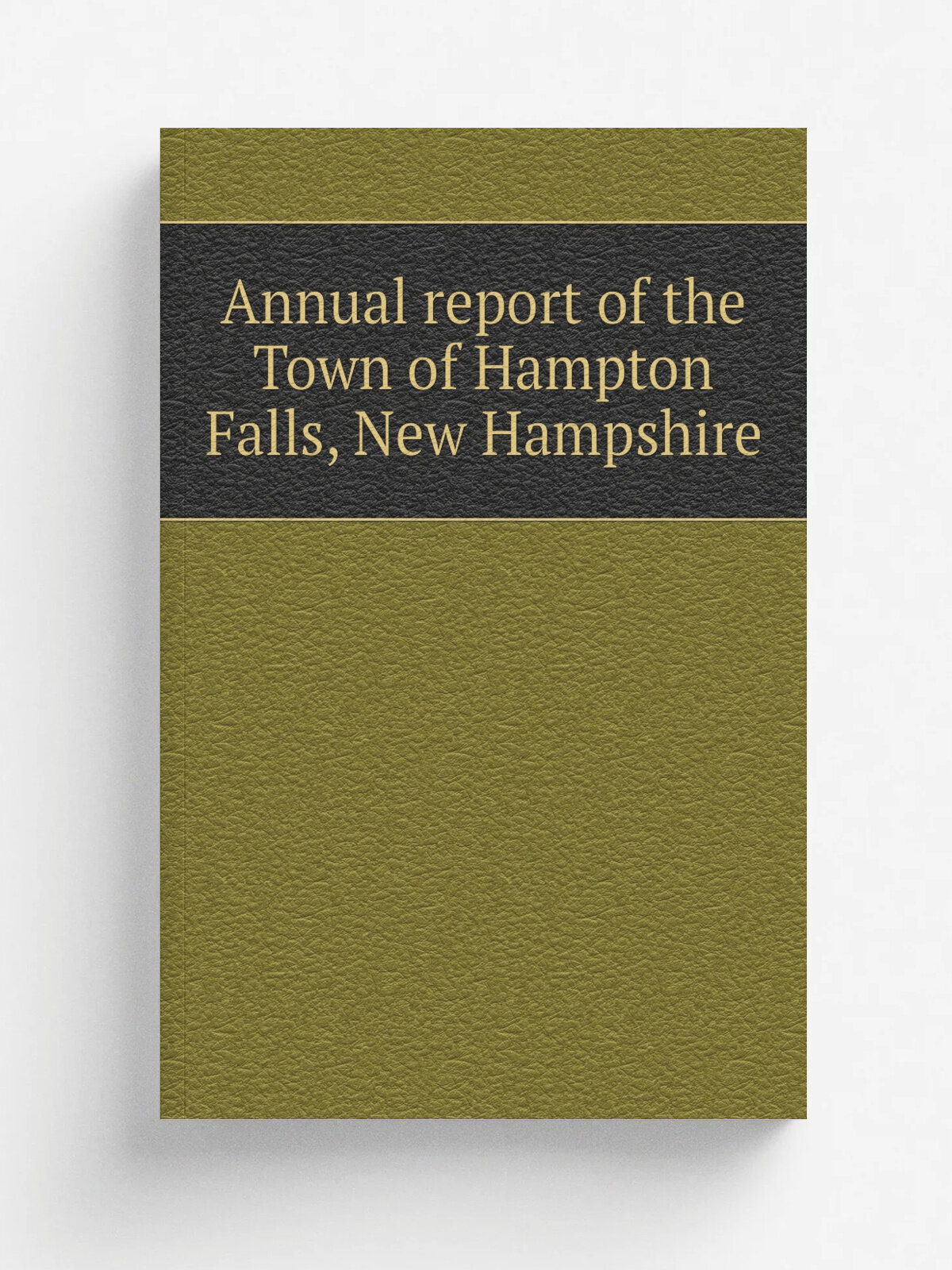 Annual report of the Town of Hampton Falls, New Hampshire | 1923 | . Hampton Falls, N.H. : The Town. | Репринт