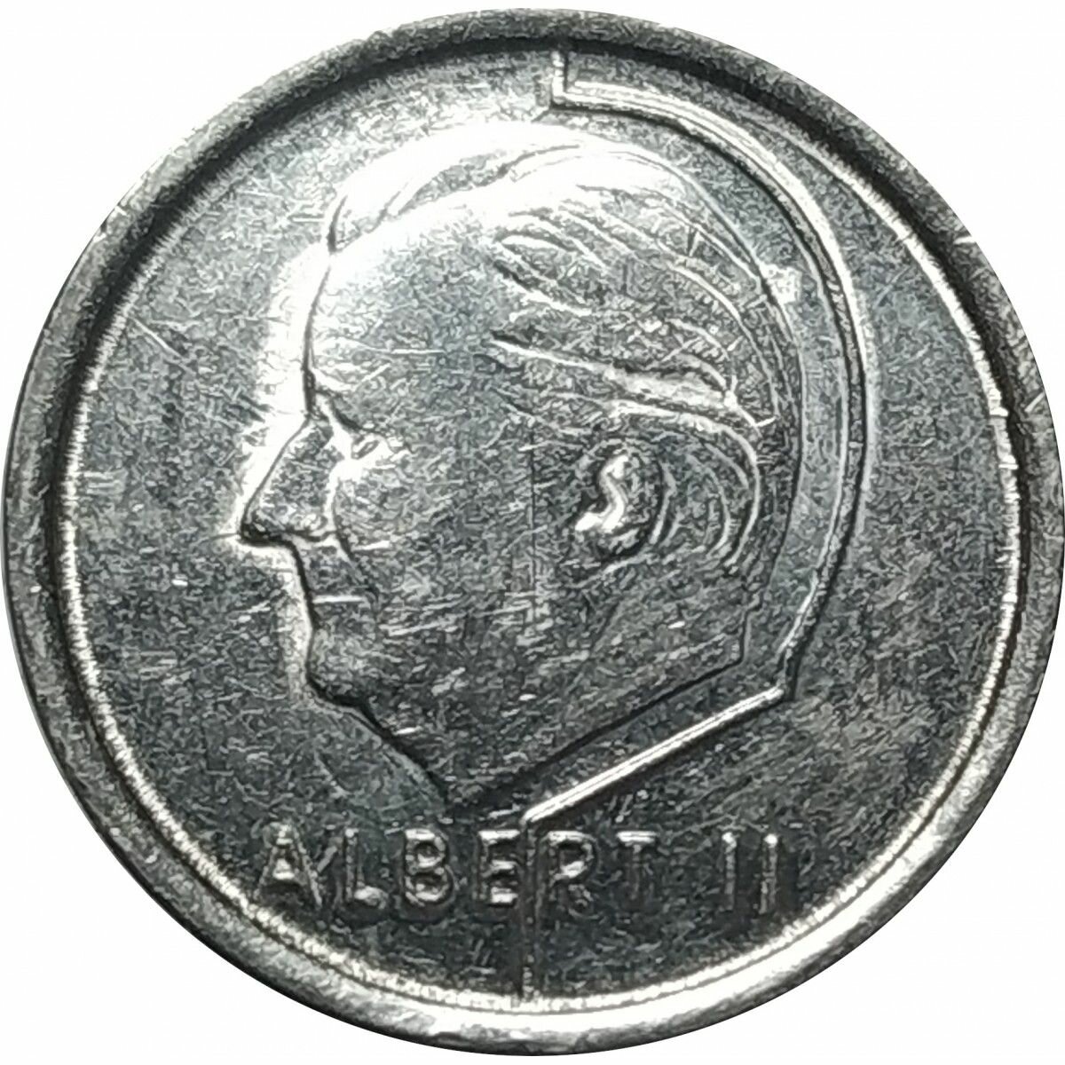 1 франк 1996 Бельгия из оборота