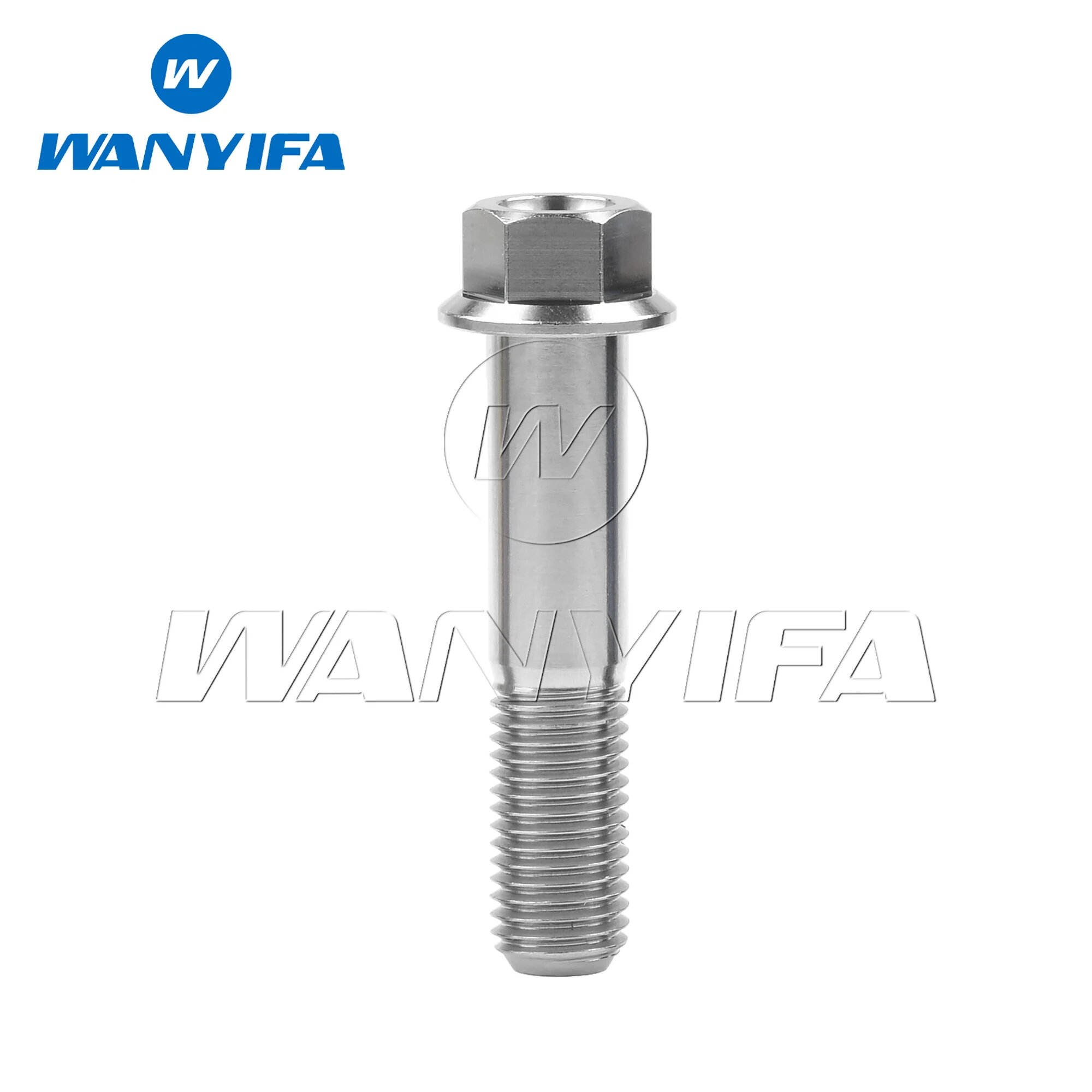 Wanyifa титановые болты M12x30-90 мм Pitch 1.5, Titanium, 50mm