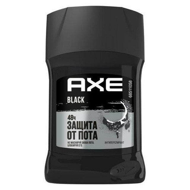 AXE Black дезодорант-стик 50 мл с длительной защитой и свежим ароматом древесины
