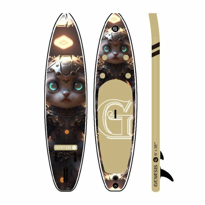 Sup-доска Сапборд двухслойный надувной Genesis Cat 335*81*15 Кошка
