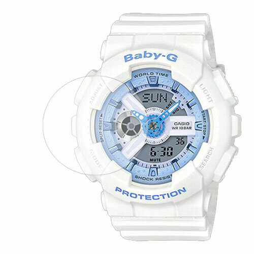 Скрин Мобайл защитный экран для часов Casio BA-110BE-7A из гидрогелевая плёнка прозрачная
