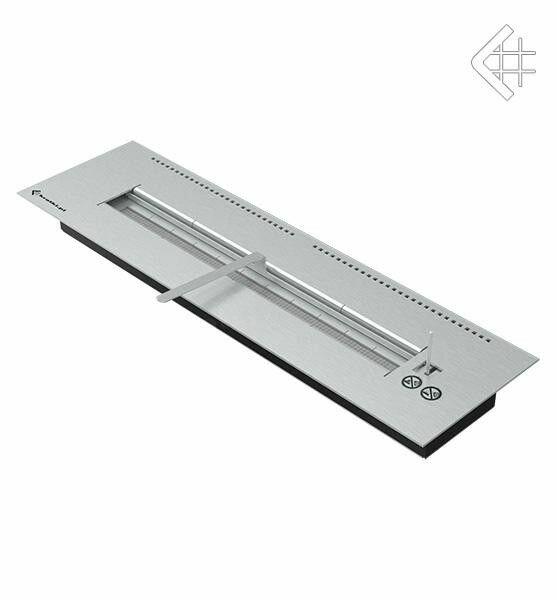 Биокамин-Контейнер Kratki SPARK/700, Металл, серебристый, 70x7,1x20 см.