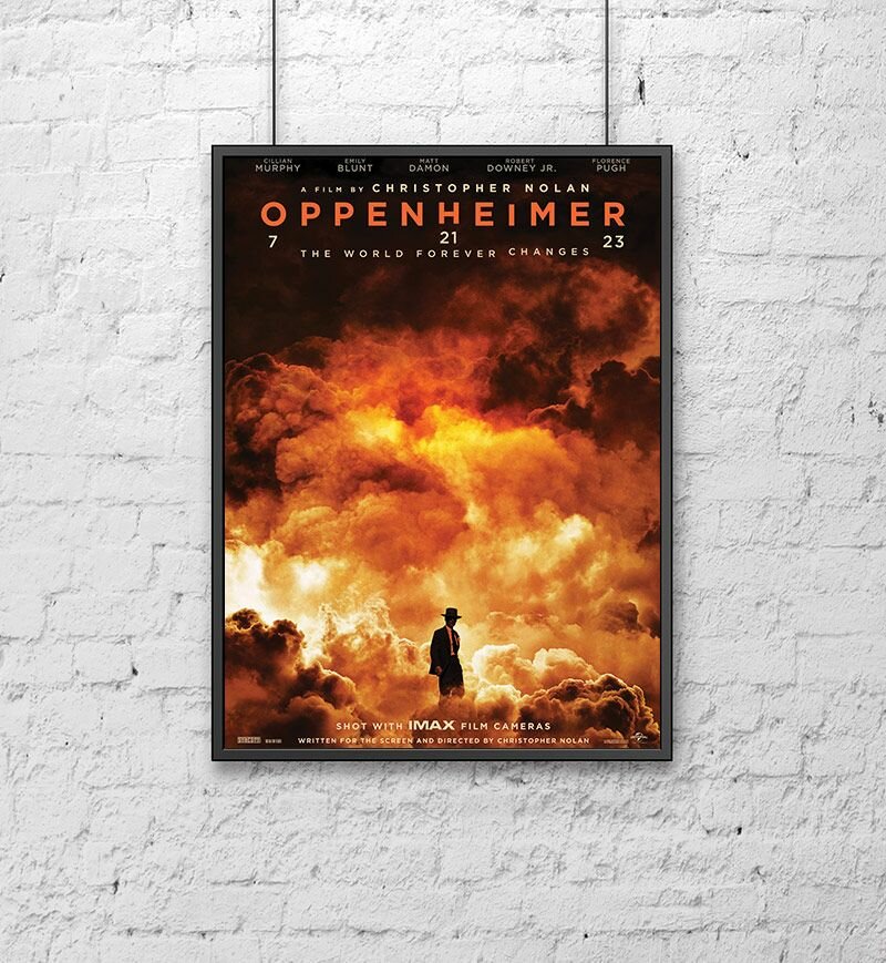 Постер для интерьера на стену (30х40 см). Кино Оппенгеймер (Oppenheimer)