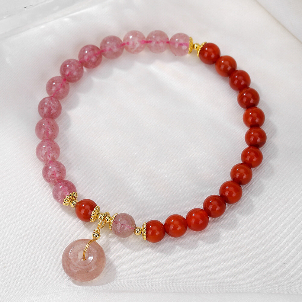 Браслет, кристалл, агат