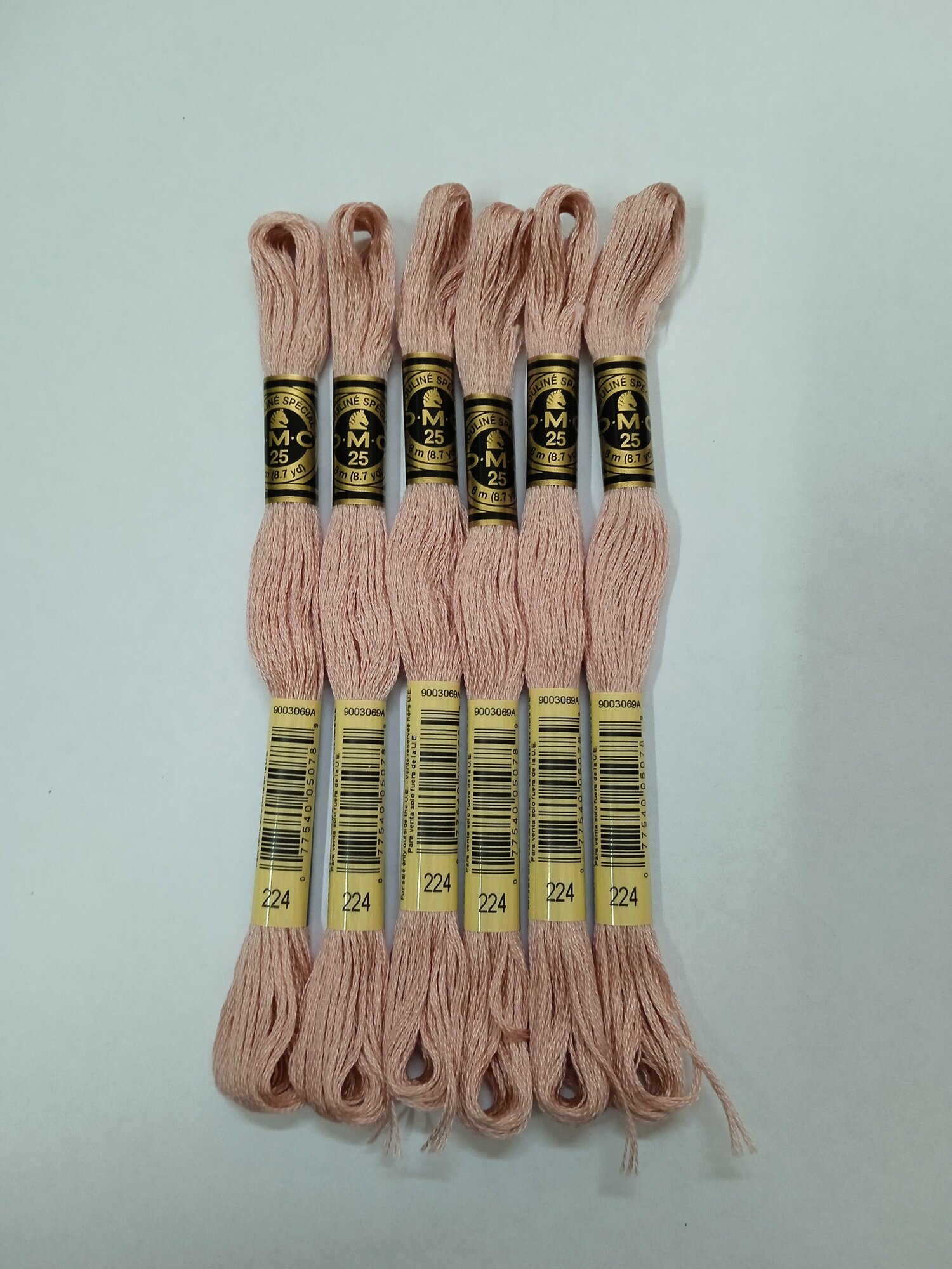 Набор ниток мулине, 8 м, 6 шт DMC-224_6