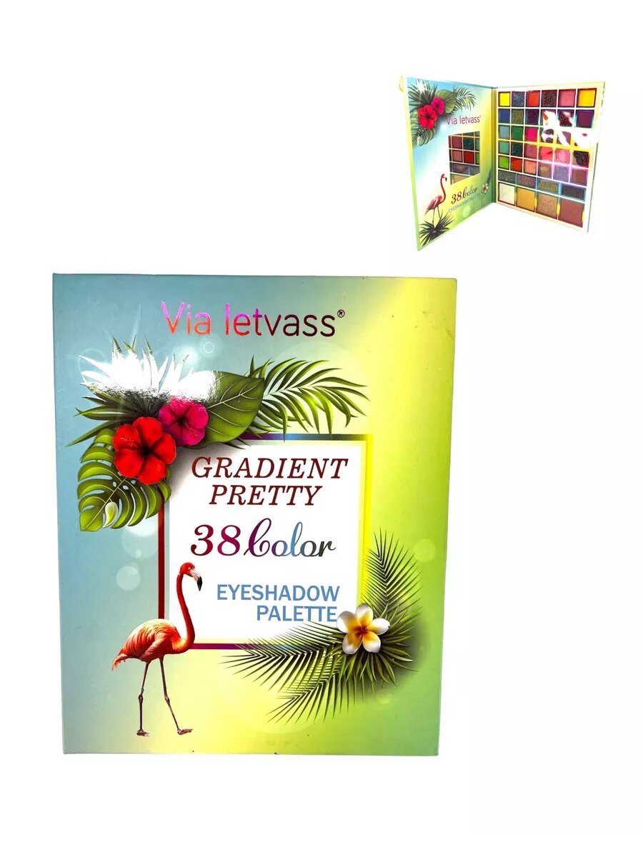 Палетка теней для век 38 цветов