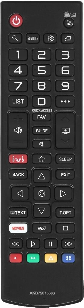 Пульт для LG AKB75675303 для телевизоров Smart TV