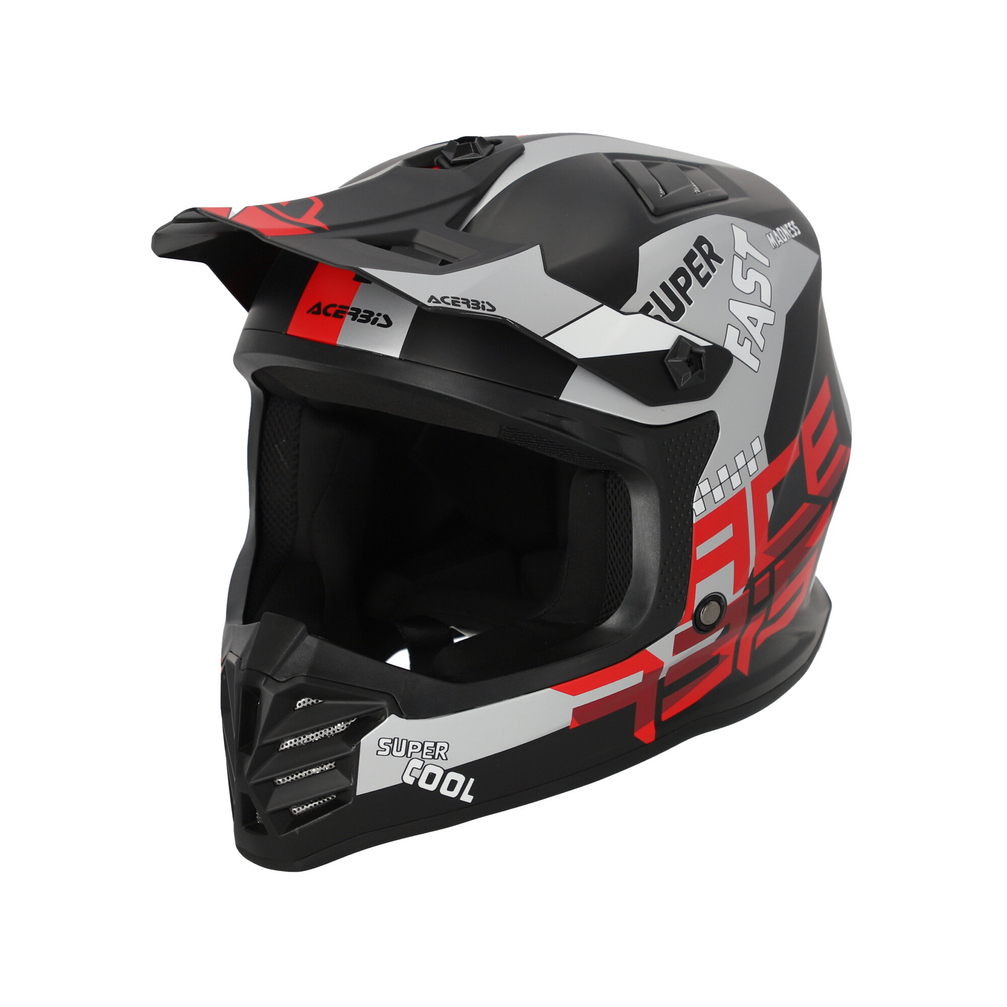 Шлем детский Acerbis PROFILE JUNIOR Black/Red L (51-52)