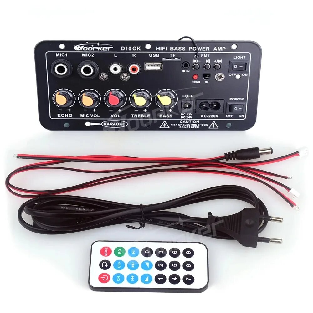 Woopker D10 HiFi Усилитель для Динамика 4 Ом, 220-240V