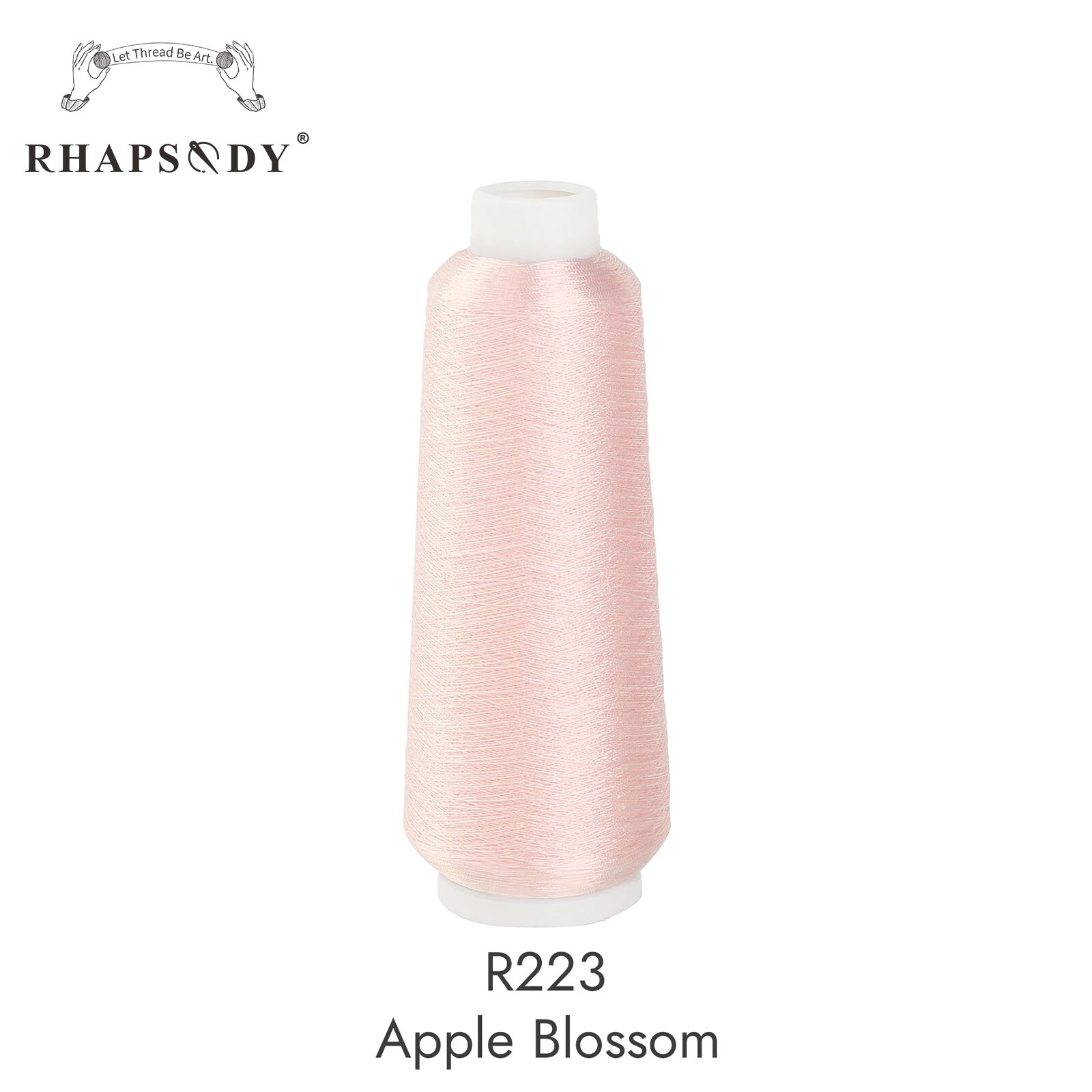 Нитки Rhapsody Apple Blossom R223, Розовый, 2500м