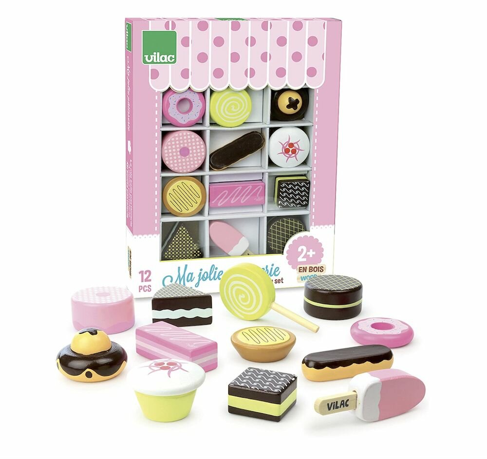 Пирожных набор дерево, Франция Vilac, Ma jolie patisserie