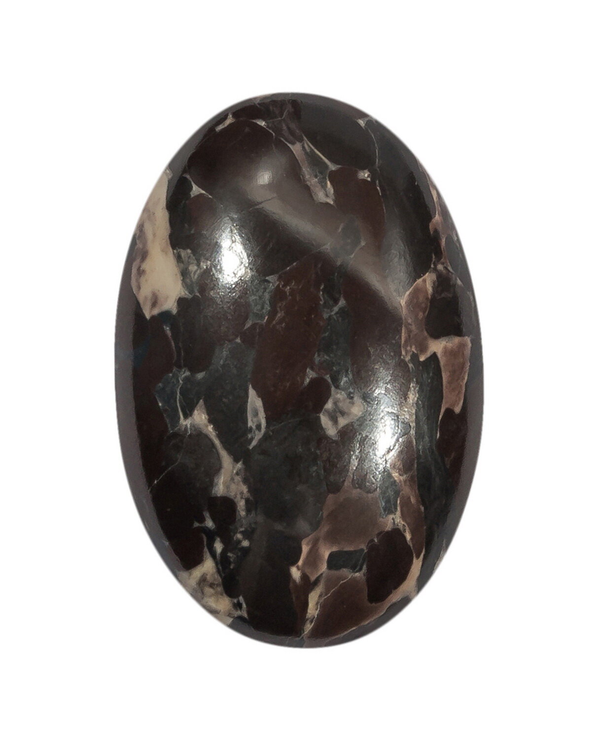 Кабошон Яшма (Намибия), размер: 41х27х7 мм, натуральный минерал.