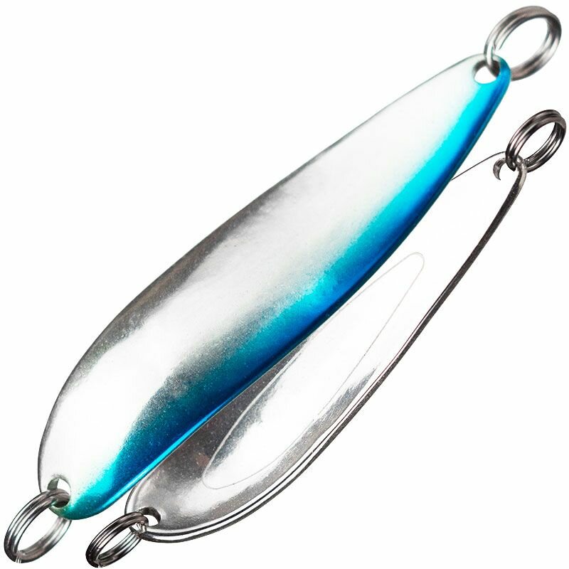 Блесна из латуни на лосося, покрыта серебром RB (Русская Блесна) Салмон 11гр - 206