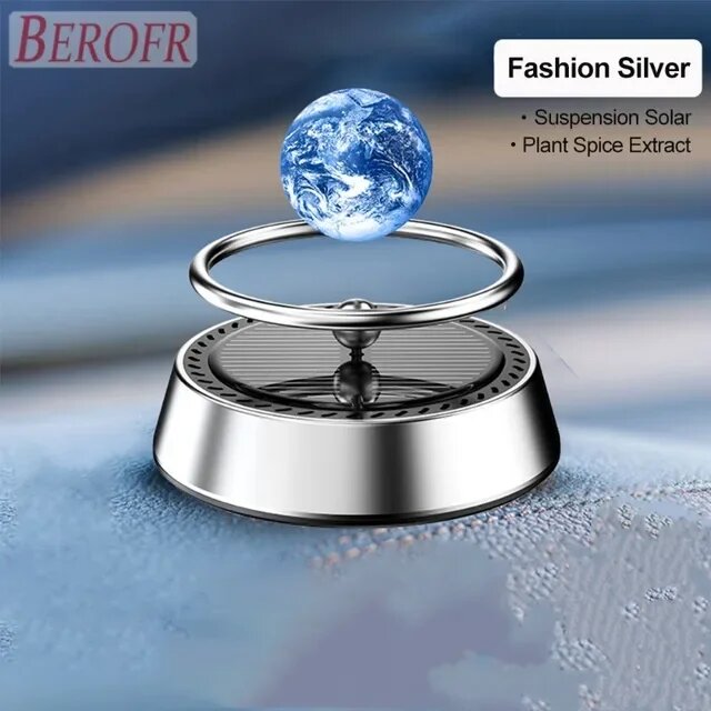 Автомобильный освежитель воздуха на солнечной энергии, Galaxy Planet, Земля, Марс, Silver Ocean