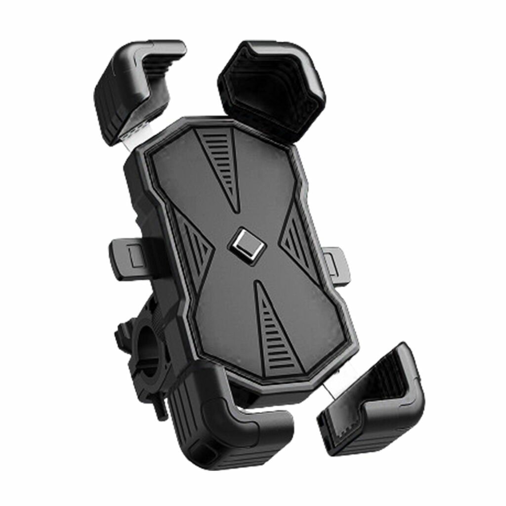 Мотоцикл, электрический велосипед, навигатор для езды на велосипеде с фиксированным кронштейном-черный-тип руля