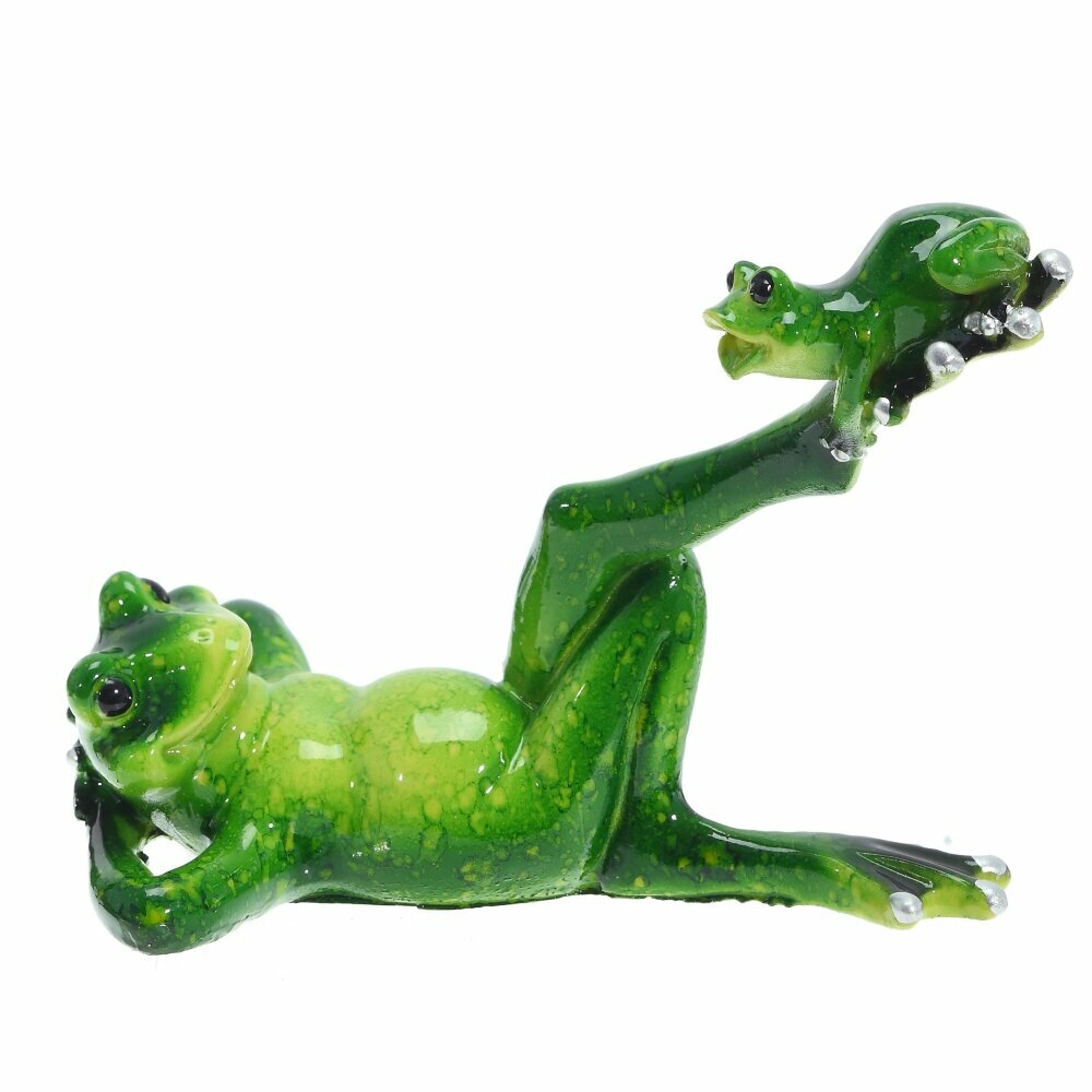 Фигурка декоративная "Лягушки", L11,5 W6,5 H8 см