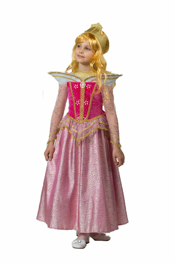 Костюм Принцесса Аврора бархат 493 140-72