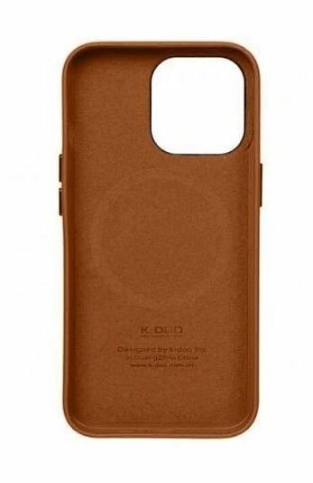 Чехол кожаный Noble iphone 13, коричневый