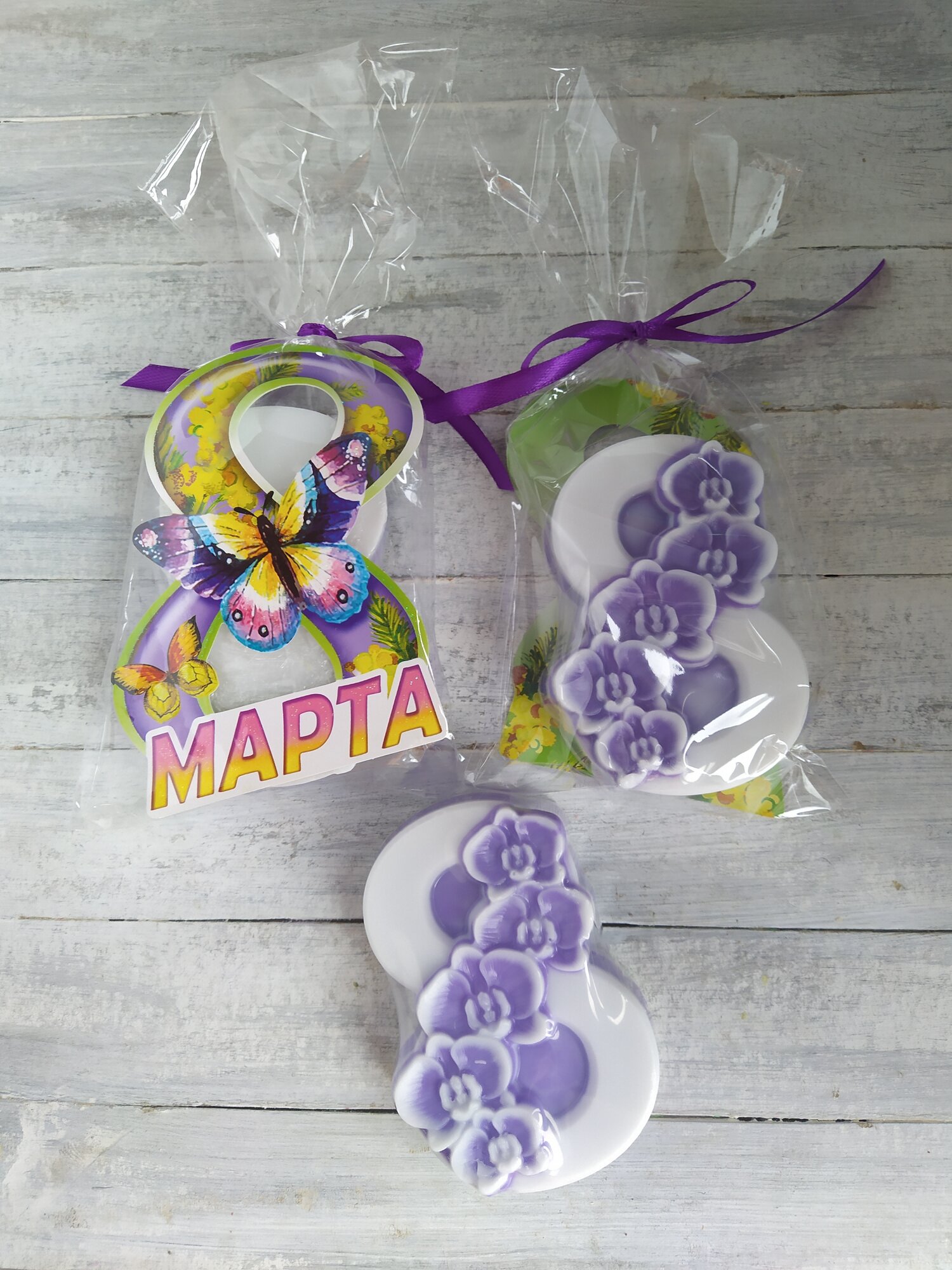 Мыло. " 8 Марта- Орхидея" 70гр, аромат фруктовый рай, Подарок девушке, женщине, маме \ подарок на 8 Марта